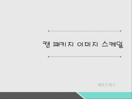 [수예와공작] 캔 패키지 이미지 스케일 {이미지 스케일, 종류에 따른 분류, 색에 따른 분류, 색상군집}.pptx
-1페이지