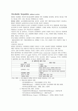 IM Case Study 알콜성 간염 - Alcoholic hepatitis, without ascites-1페이지