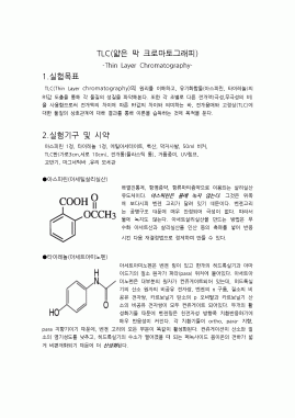 고분자 공학 실험 - TLC(얇은 막 크로마토그래피)-1페이지