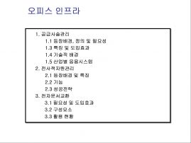 오피스 인프라 {공급사슬관리, 전사적자원관리, 전자문서교환}.ppt-1페이지