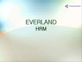 EVERLAND 에버랜드 HRM (human resource management 인적자원관리).pptx-1페이지