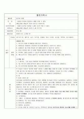 [활동계획서] 즐거운 여름 (만4세)-1페이지