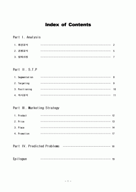 스타일 컨설팅 마케팅 전략 Analysis & S.T.P & Marketing Strategy & Predicted Problems -1페이지