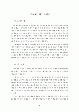 공예과 자기소개서 자소서 이력서 (공예과를 졸업하면서 취업과 동학과 대학원 진학생을 위한 것입니다)-1페이지