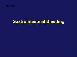 Gastrointestinal bleeding [영어,영문].ppt-1페이지