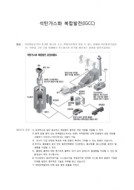 석탄가스화 복합발전-1페이지