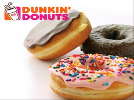 던킨도너츠 Dunkin` Donuts {기업 및 브랜드소개, 마케팅전략, 경쟁사 비교분석, 성공 및 차별화 요인, SWOT & 개선점}.pptx-1페이지