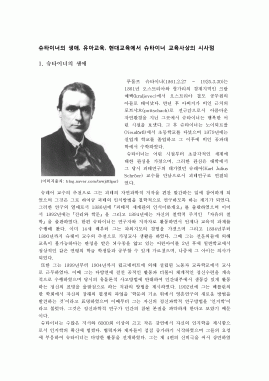 [루돌프 슈타이너 (Rudolf Steiner)] 슈타이너의 생애와 슈타이너의 인지학, 유아교육, 현대교육에서 슈타이너 교육사상의 시사점 - 슈타이너 교육사상-1페이지