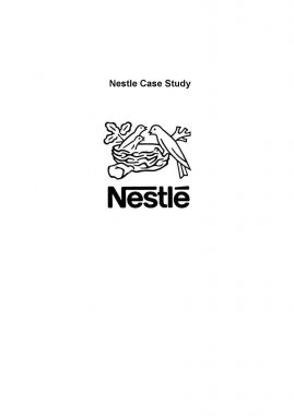 [영어-영문레포트] 네슬레(Nestlé/Nestle)의 글로벌화 과정, 마케팅,현지화전략-1페이지