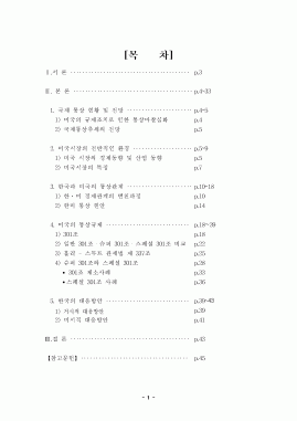 한국과 미국의 통상관계 고찰 -1페이지