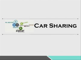 카셰어링(Car Sharing) 마케팅 분석 {거시적환경 분석, SWOT 분석, STP 분석, 4P 분석}.pptx
-1페이지