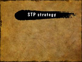 [STP] STP strategy - 시장세분화(Market Segmentati), 표적시장 선택(Market Targeting) 포지셔닝(Positioning).ppt
-1페이지