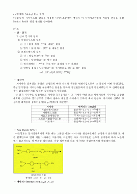 [유기실험5] 메틸레드 합성 : 다이아조화 반응을 이용한 다이아조늄염의 생성과 이 다이아조늄염의 커플링 반응을 통한 Methyl Red의 생성 원리를 알아본다.-1페이지