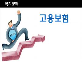 [평가 우수][복지정책] 고용보험제도 분석 - 복지제도 분석, 복지제도 필요성, 고용보험제도 분석, 고용보험제도 특징, 고용보험제도 사업과 프로그램, 급여, 고용보험제도 문제점, 고용보험제도 전망.ppt-1페이지