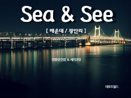 [팜플렛 컨셉, 제작과정] 해운대 & 광안리 Sea & See.pptx-1페이지