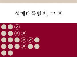 [PPT][성매매性賣買특별법 문제점] 성매매특별법 개념, 성매매특별법 특징, 성매매특별법 시행, 성매매특별법 결과,성매매특별법 문제점, 성매매특별법 전망 
-1페이지