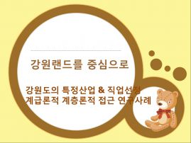 강원랜드를 중심으로 -1페이지