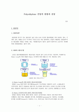 폴리에틸렌(Polyethylene)산업의 현황과 전망-1페이지