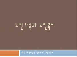 [노인가족과 노인복지] 노인장기요양보험법, 헬프에이지, 노블카운티의 현황, 노인장기요양보험의 문제점, 노인복지정책의 개선방안, 노인복지 방안.ppt-1페이지