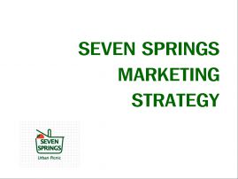 삼양 세븐스프링스(SEVENSPRINGS )마케팅 전략.pptx-1페이지