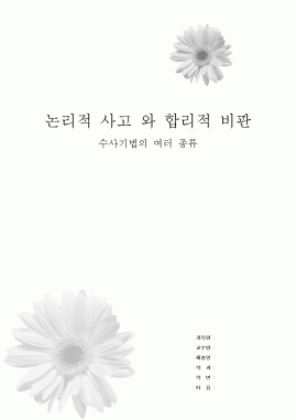 수사기법의 여러 종류 - 의미론적 수사기법 & 화용론적 수사기법-1페이지