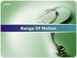 [관절가동범위(Range of Motion : ROM)] Range of Motion 모든 것 - Range of Motion 개념과 종류, ROM의 적용, 자가보조 관절가동운동, 지속적 수동운동장치, 기능적 패턴을 통한 ROM Exercises.ppt
-1페이지