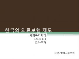 한국의 의료보험 제도.pptx-1페이지