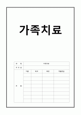 [가족치료][가족치료 사례 연구-우리 아이가 달라졌어요 프로그램에서] 30살 어린 필리핀 아내의 몸부림> 한국인과 결혼한 필리핀 여성 내담자의 가족치료 사례, 가족치료, 가족치료 사례-1페이지