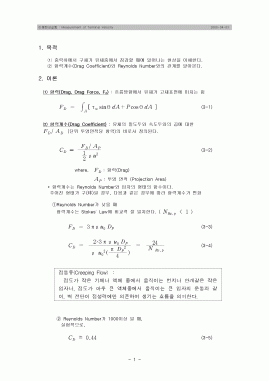 [이동移動현상실험]종말속도 실험-1페이지