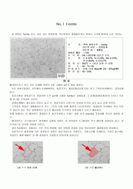 금속조직金屬組織과 해설-1페이지