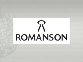 ROMANSON 로만손 기업企業분석과 로만손 경영전략과 글로벌전략 분석과 향후전망연구 PPT-1페이지