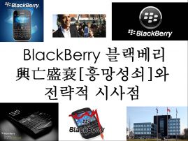 BlackBerry 블랙베리 興亡盛衰[흥망성쇠]와 전략적戰略的 시사점-1페이지