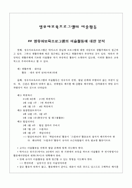 유아교육현장에서 실제로 활용할 수 있는 미술활동을 3가지 이상 제시하고(활동명, 목표, 준비물)아동 미술 교육에서 교사의 역할에 대해 참고자료를 참고로 하여 생각을 제시하시오-1페이지