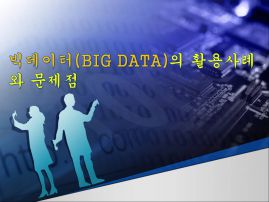 빅데이터(BIG DATA)의 활용사례와 문제점-1페이지