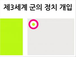 제3세계 군의 정치 개입 [군의 정치 개입 원인, 대륙별 군 정치 개입, 우리나라 군 정치 개입]-1페이지