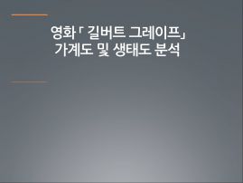 영화 길버트그레이프 속 가족관계분석(가족복지론, 등장인물, 가계도, 생태도) PPT, 프레젠테이션-1페이지