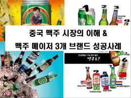 중국 맥주 시장의 이해& 맥주 메이저 3개 브랜드 성공사례-1페이지