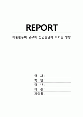 미술활동이 영유아 전인발달에 미치는 영향-1페이지