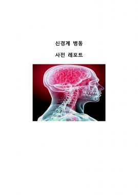 신경계 병동 사전 레포트-1페이지