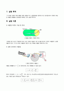 비틀림 실험 결과리포트-1페이지