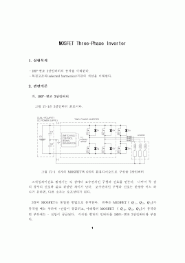 MOSFET Three-Phase Inverter-1페이지