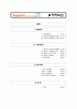 하이닉스 [반도체산업]-1페이지