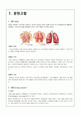 폐암 Lung cancer 케이스스터디 (case study)-1페이지