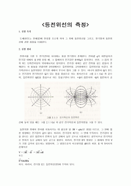 물리학및 실험2 등전위선측정-등전위선실험레포트-1페이지