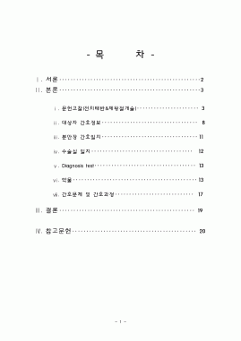 모성 전치태반 케이스 및 간호과정, 간호진단 3개 case study-1페이지