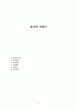 쌍성에 대해서-1페이지