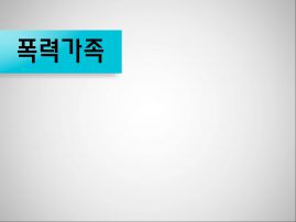 폭력가족 [가정폭력 사회적 구성]-1페이지