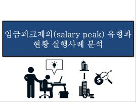 임금피크제의(salary peak) 유형과 현황 실행사례 분석  : 임금피크제-1페이지