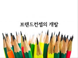 브랜드 컨셉 개발(브랜드 포지셔닝)-1페이지