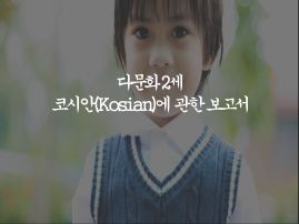 다문화 2세 - 코시안(kosian)에 관한 보고서-1페이지